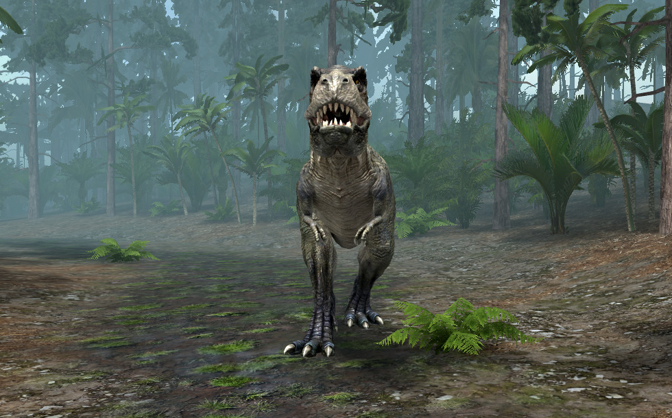 Tyrannosaurus rex, 'tyrant lizard' - 3D scene - US Mozaik Digital ...