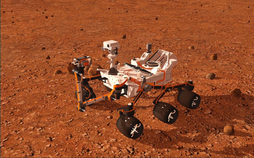 Mars Exploration Program - 3D scene - US Mozaik Digital Education and ...