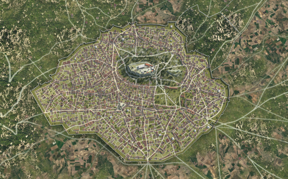 Acropolis (Athens, 5th century BC) - 3D scene - US Mozaik Digital ...