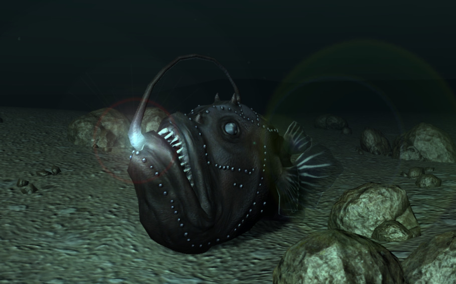 Anglerfish - 3D scene - US Mozaik Digital Education and Learning