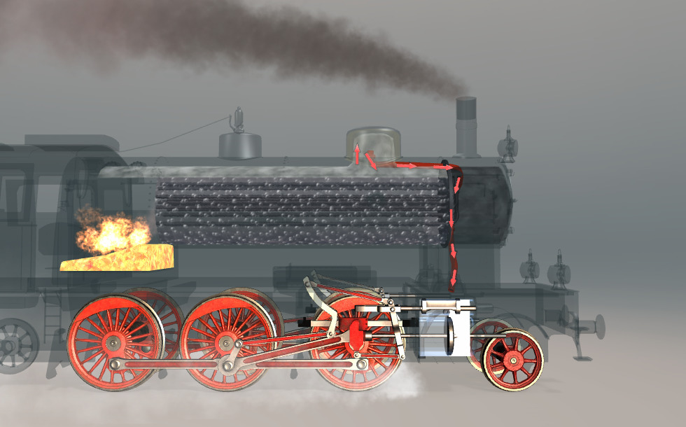 BR Standard Class 3 2-6-2T steam locomotive - 3D scene - US Mozaik ...