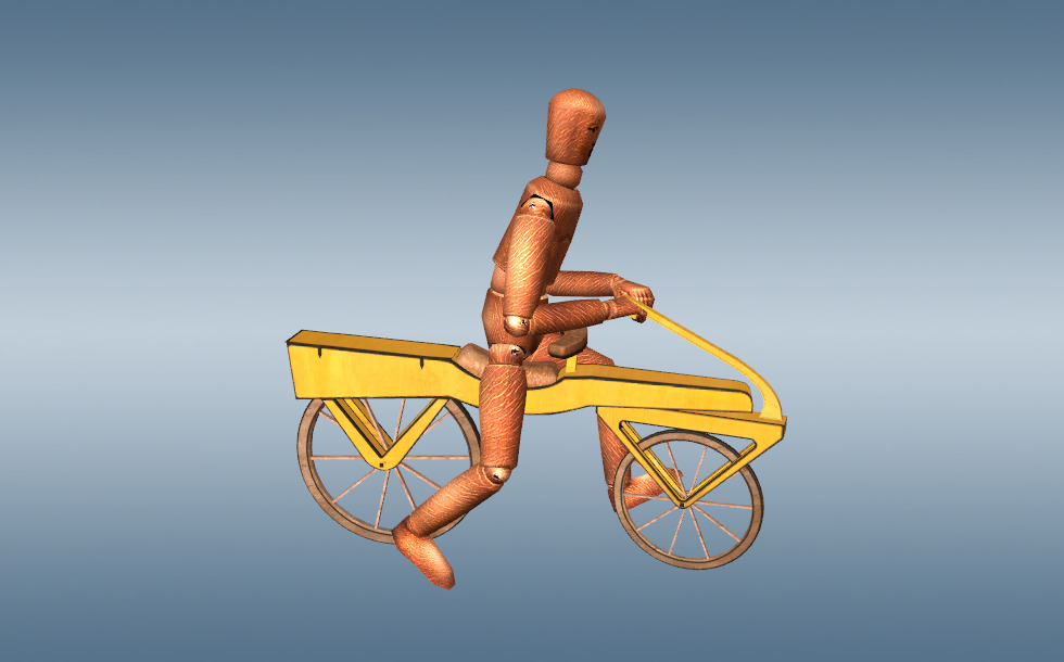 Evolution of the bicycle - 3D scene - US Mozaik Digital Education and ...