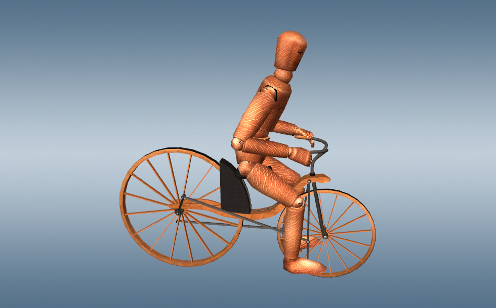 Evolution of the bicycle - 3D scene - US Mozaik Digital Education and ...