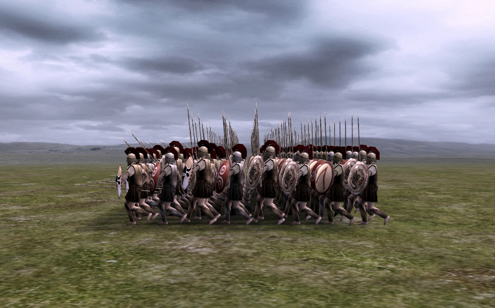 Greek and Macedonian phalanx formation - 3D scene - US Mozaik Digital ...