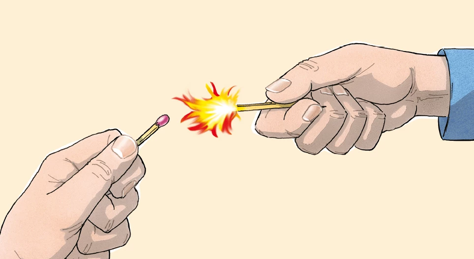 Lighting a matchstick with another one - Lección digital - US Educación ...