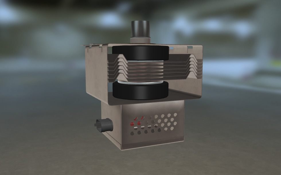 Magnetrón - escena en 3D - US Educación digital y aprendizaje Mozaik