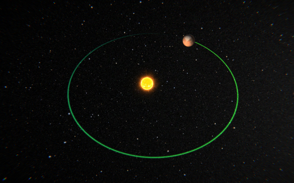 Marte - escena en 3D - US Educación digital y aprendizaje Mozaik