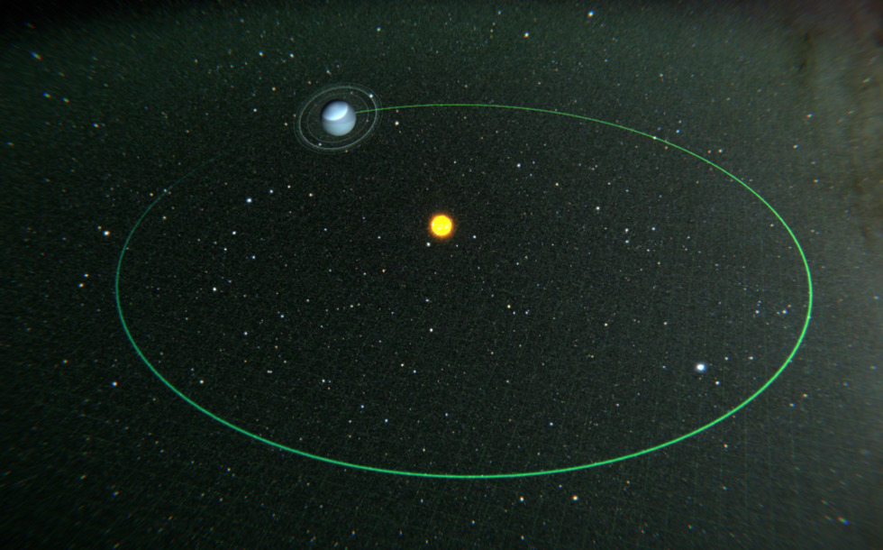 Neptuno - escena en 3D - US Educación digital y aprendizaje Mozaik