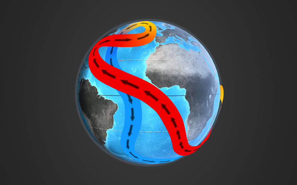 Corrientes oceánicas - escena en 3D - US Educación digital y ...