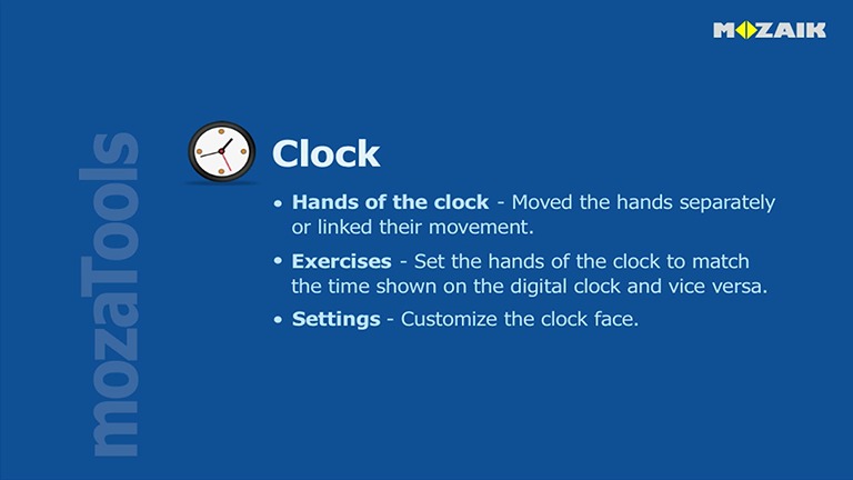 Clock tutorial - video - US Mozaik Digital Education and Learning